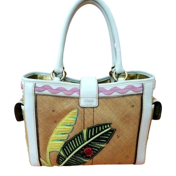 Coach | Bags | Coach Multicolor Canvas Tote Bag | Poshmark